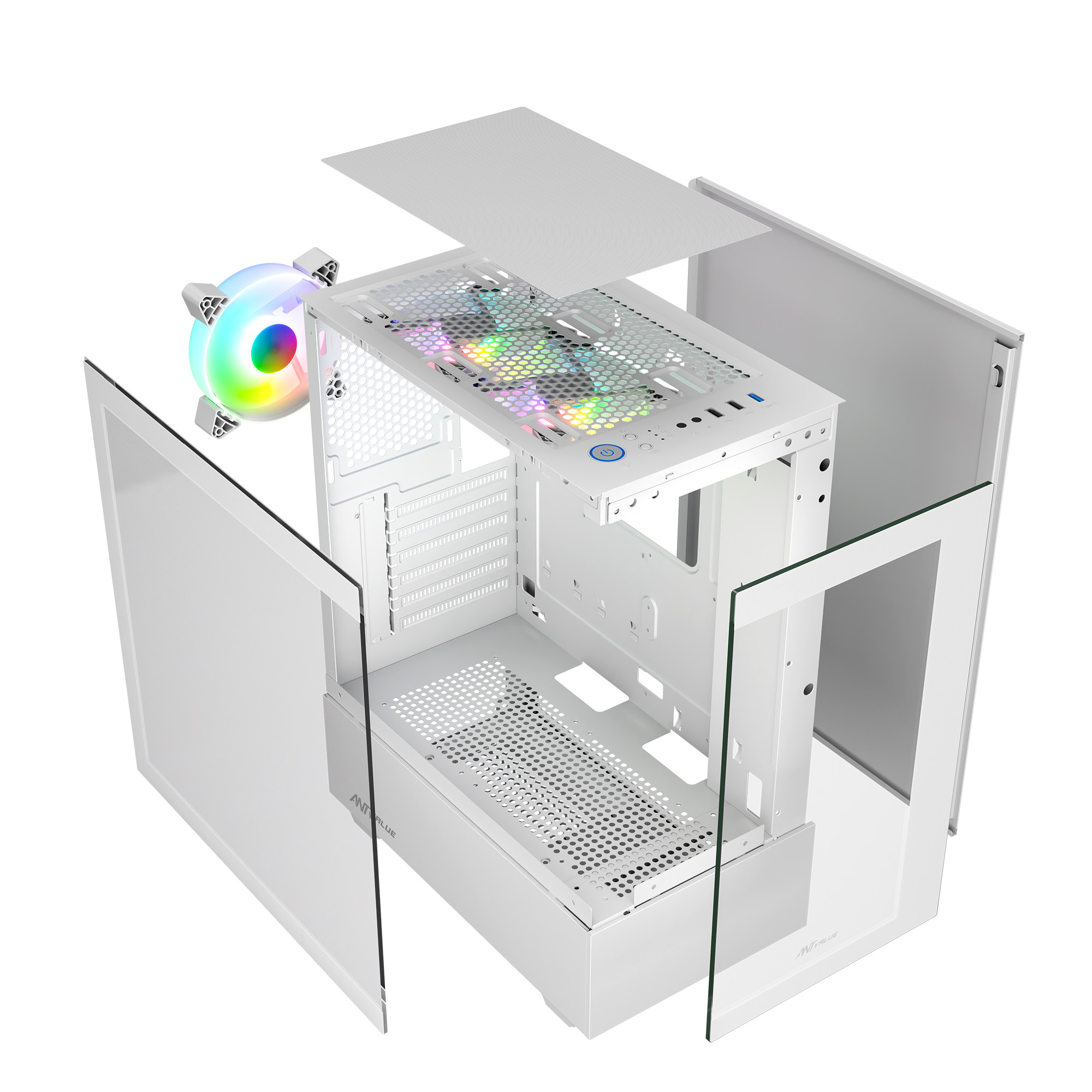 Buy ANT Value CV100 White CPU Cabinet at Best Price in India ...