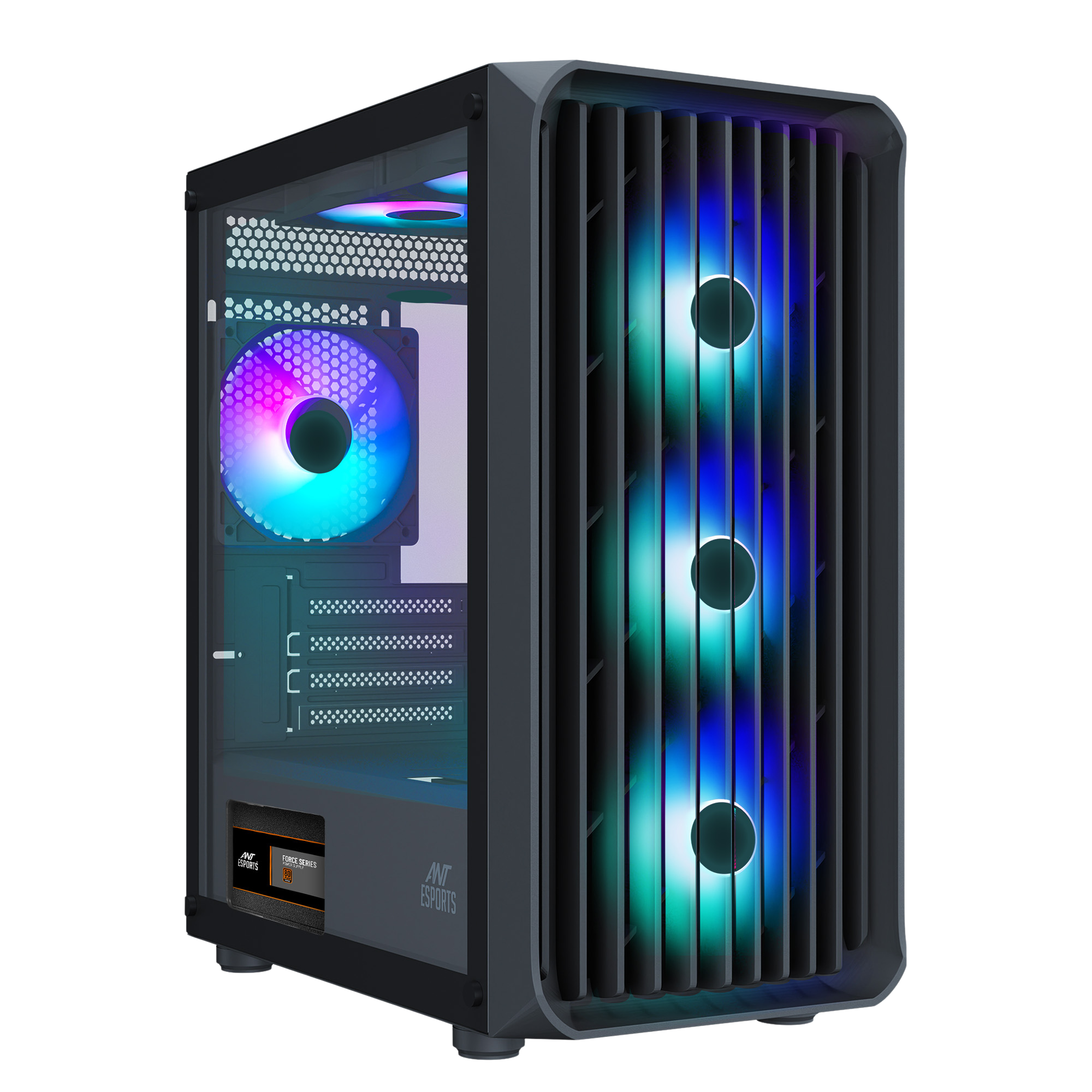 Ant Esports 205 Mini 6F ARGB (Black)