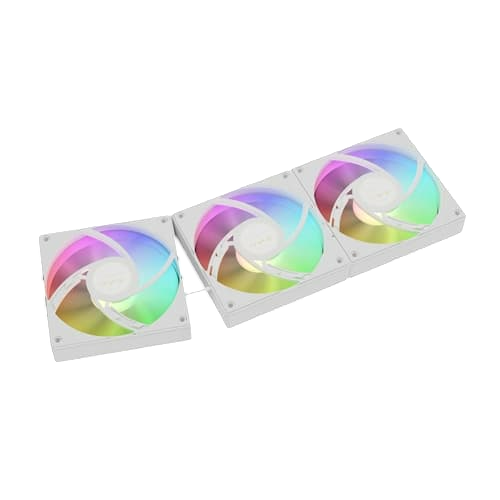 Gamdias CHIONE E4-360 ARGB with Display (White)