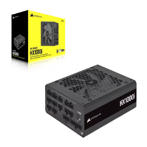 Corsair HX1000i Fully Modular Ultra-Low Noise Platinum ATX 1000 Watt 80 ...