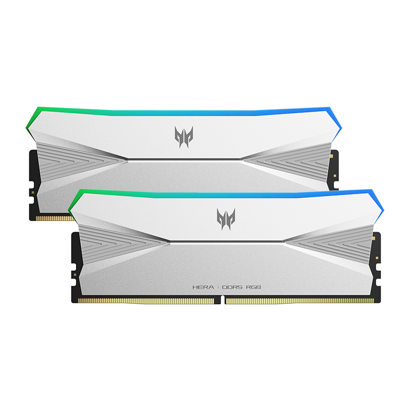 Acer Predator Hera RGB 96GB (48 GB x 2) DDR5 CL28 Memory (White)