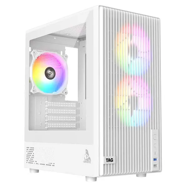 TAG Gamerz EVA Mid-Tower Cabinet - White